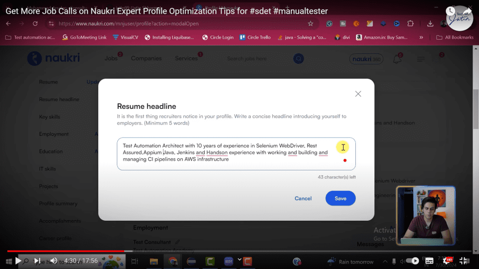 How to Optimize Your Naukri Profile for Maximum Job Calls - Tech with Jatin